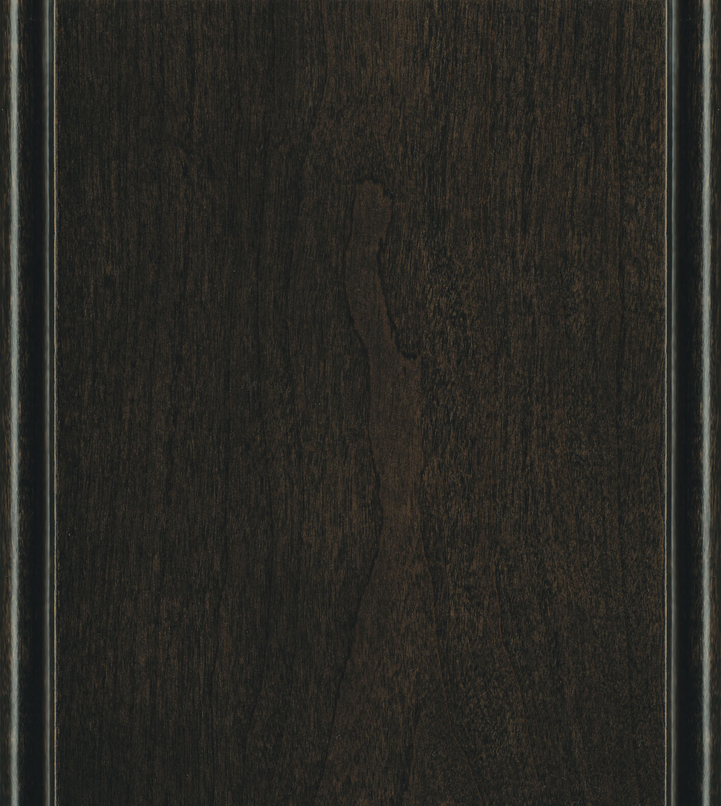 Black Onyx Stained Cabinet Finish on Cherry: Dura Supreme